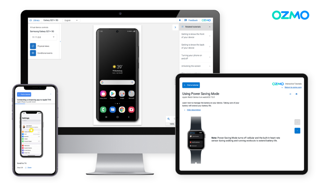 Tech support solutions for device hardware - Ozmo