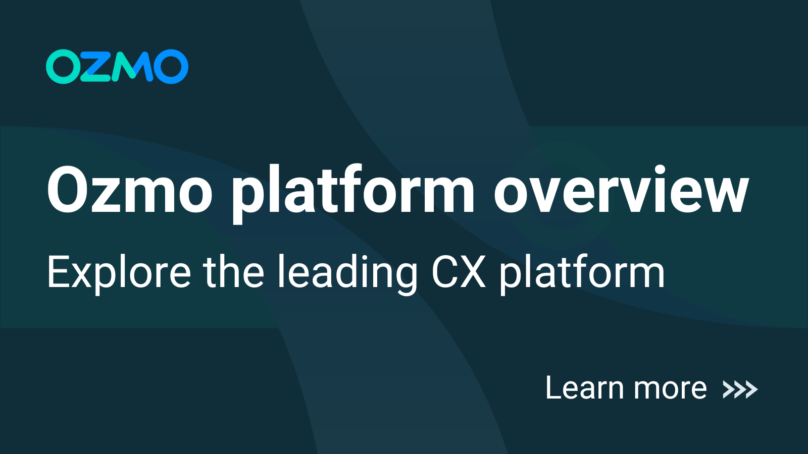 Ozmo platform overview - Ozmo