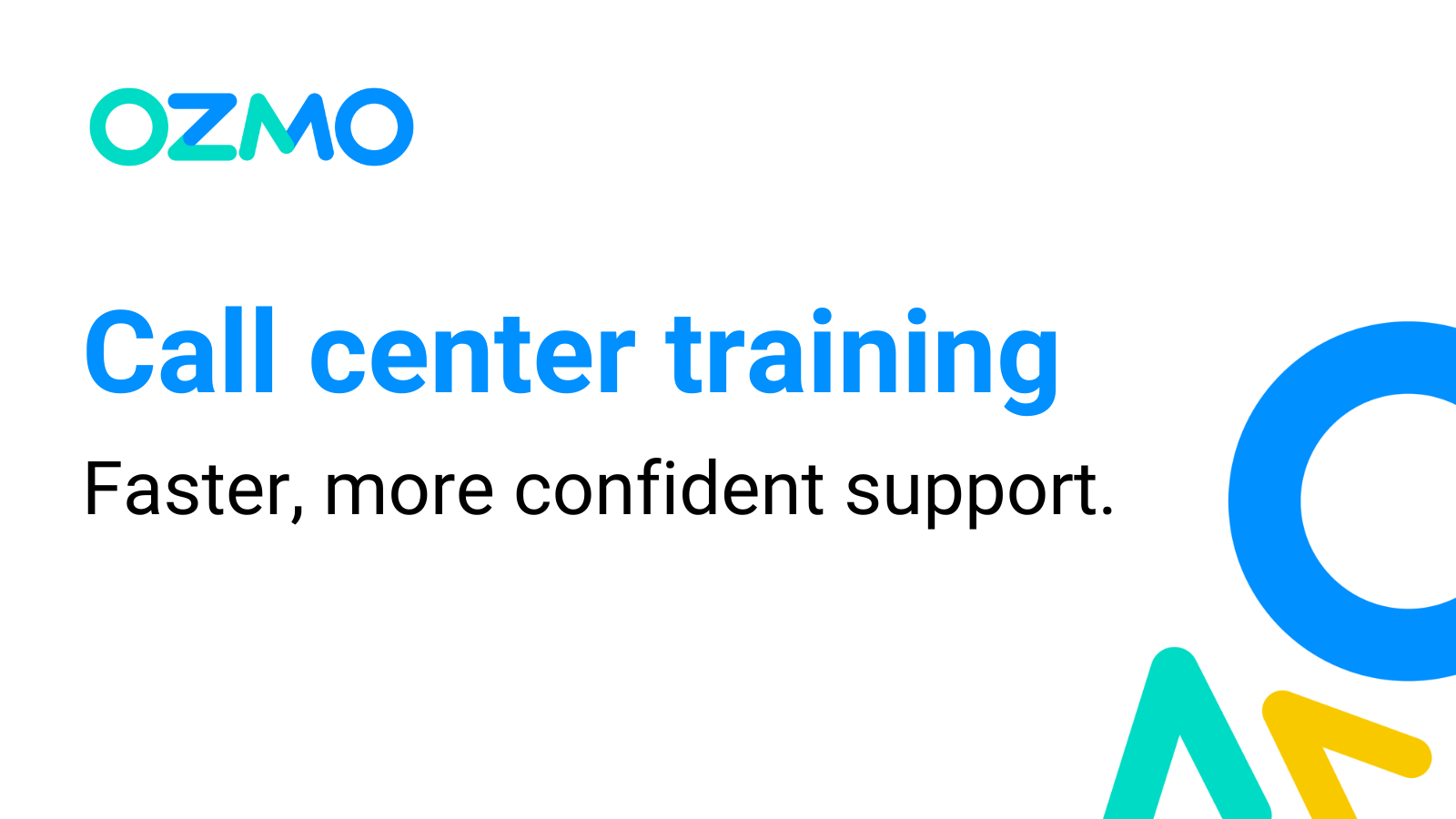 Call center training - Ozmo
