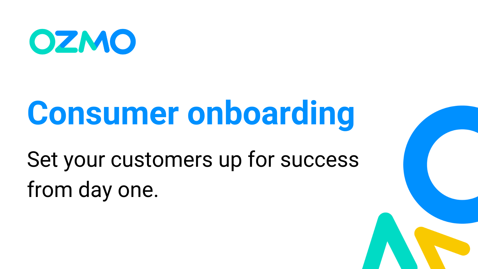 Consumer onboarding - Ozmo