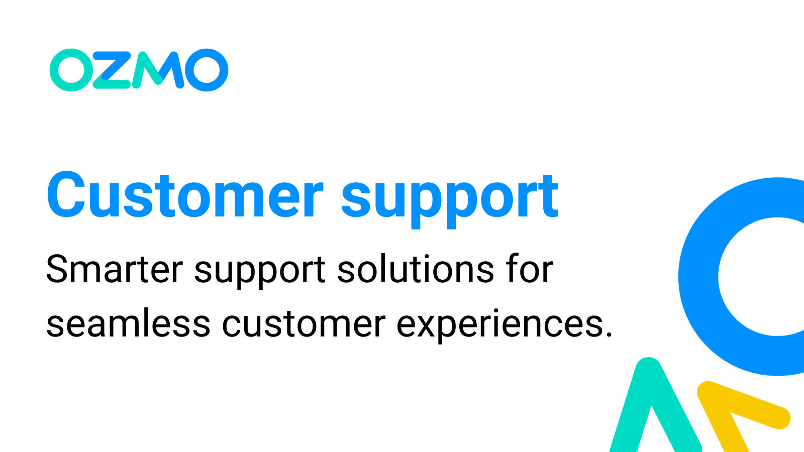 Customer support - Ozmo